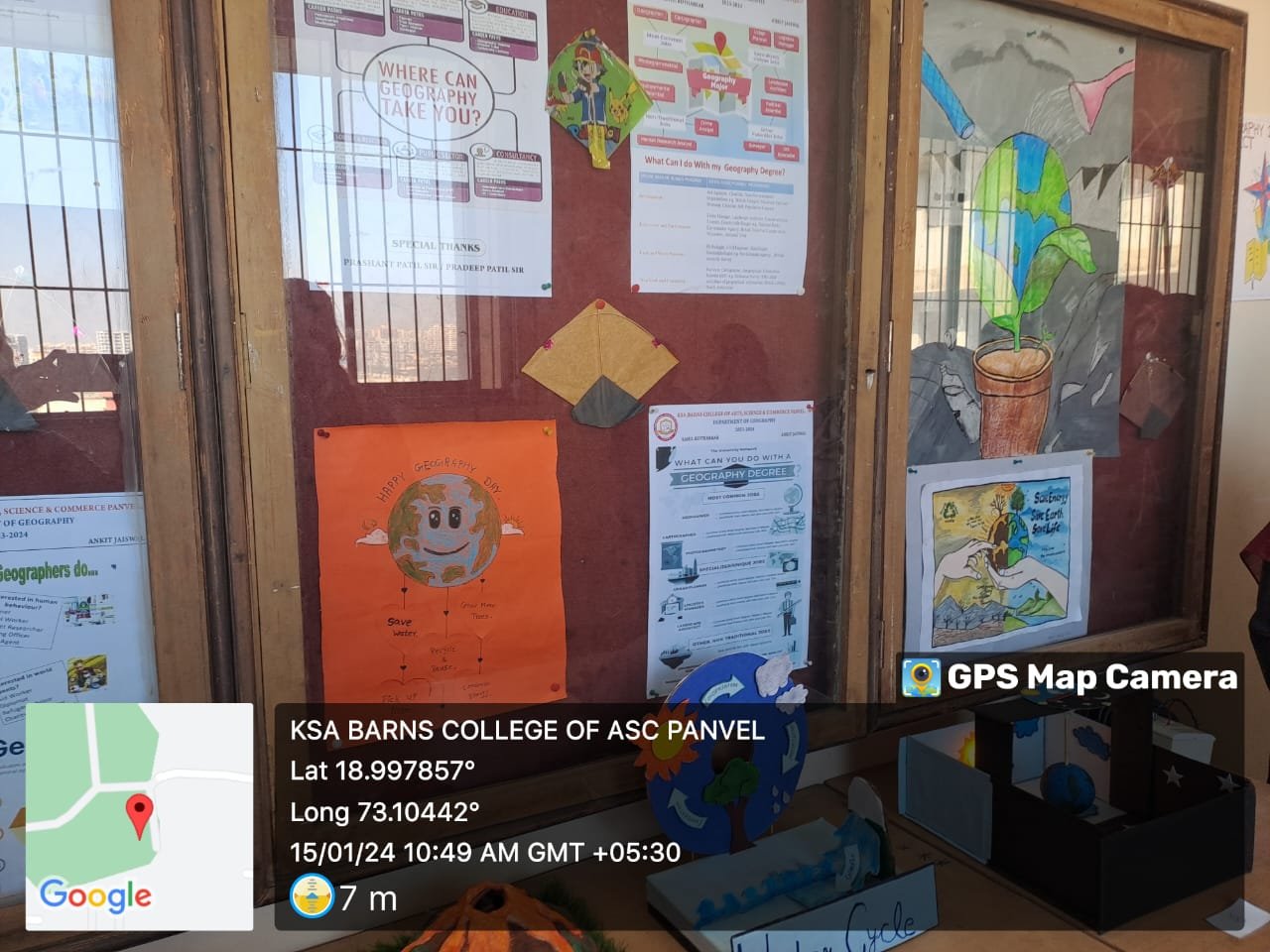 Geography Day Celebration - KSA BARNS College of Arts, Science & Commerce